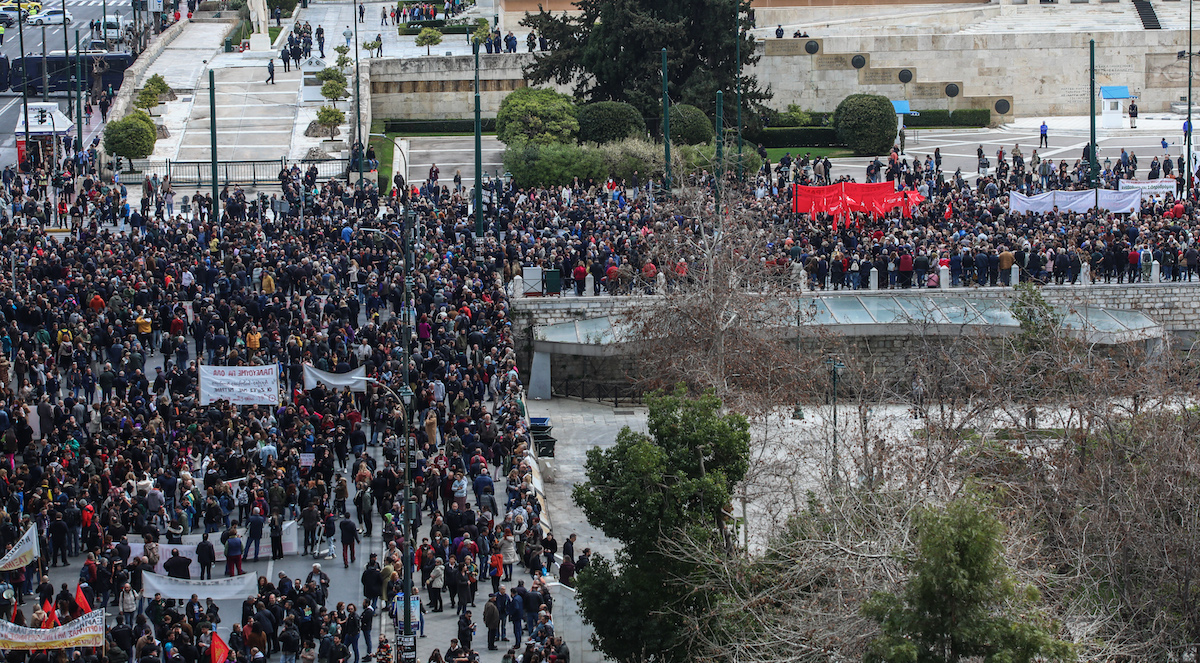 Απεργία - Ένας χρόνος από τα Τέμπη / Οι συμμετέχοντες και τα αιτήματά ...